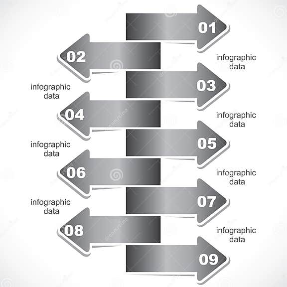 Creative Arrow Infographic Design Stock Vector - Illustration of info ...