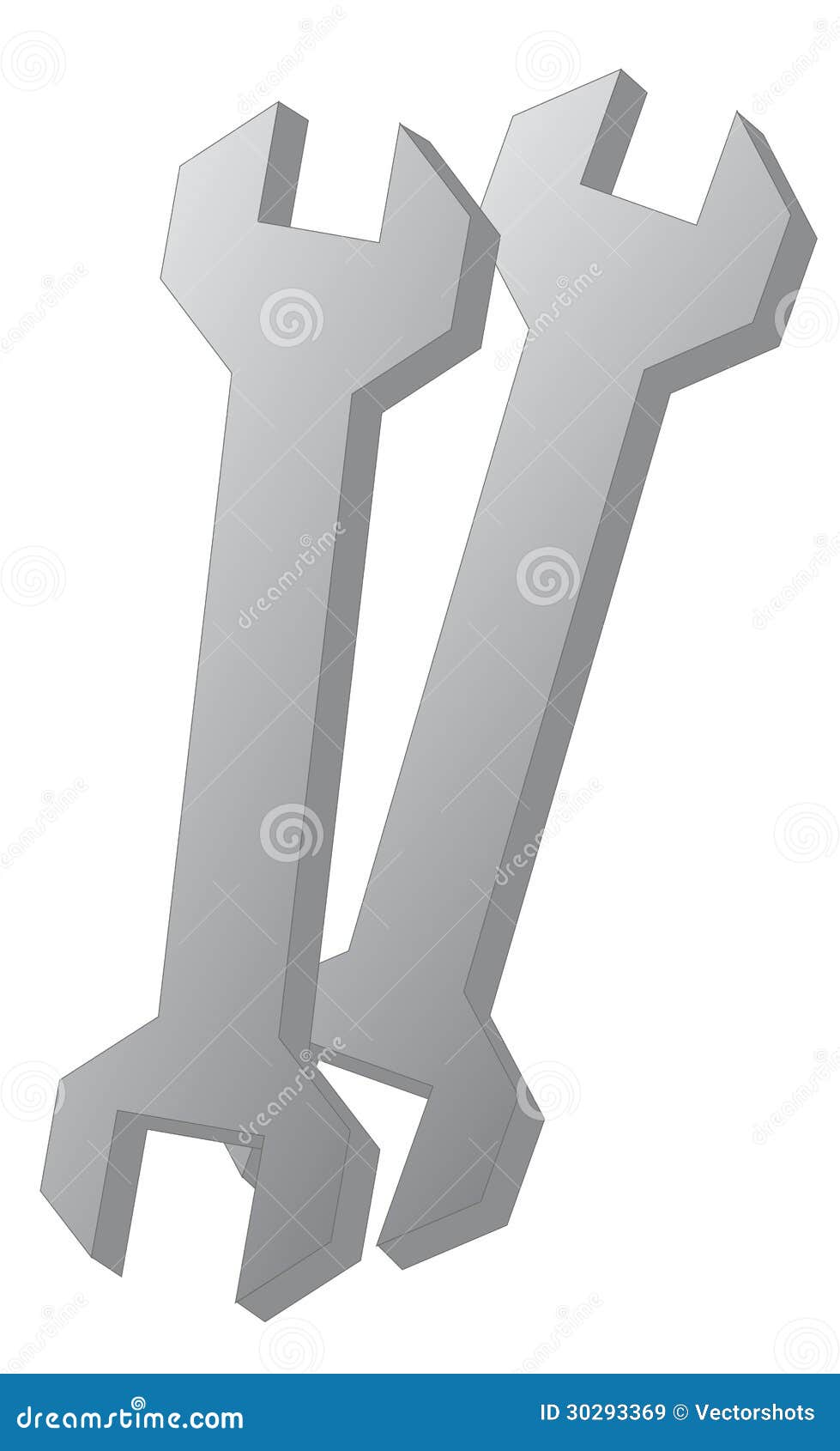 Spanner Illustration stock vector. Illustration of handle - 30293369