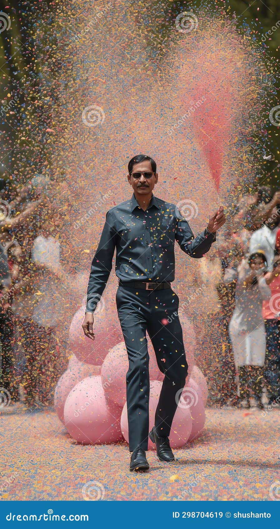 Creative Art of Character Manipulation Stock Illustration ...