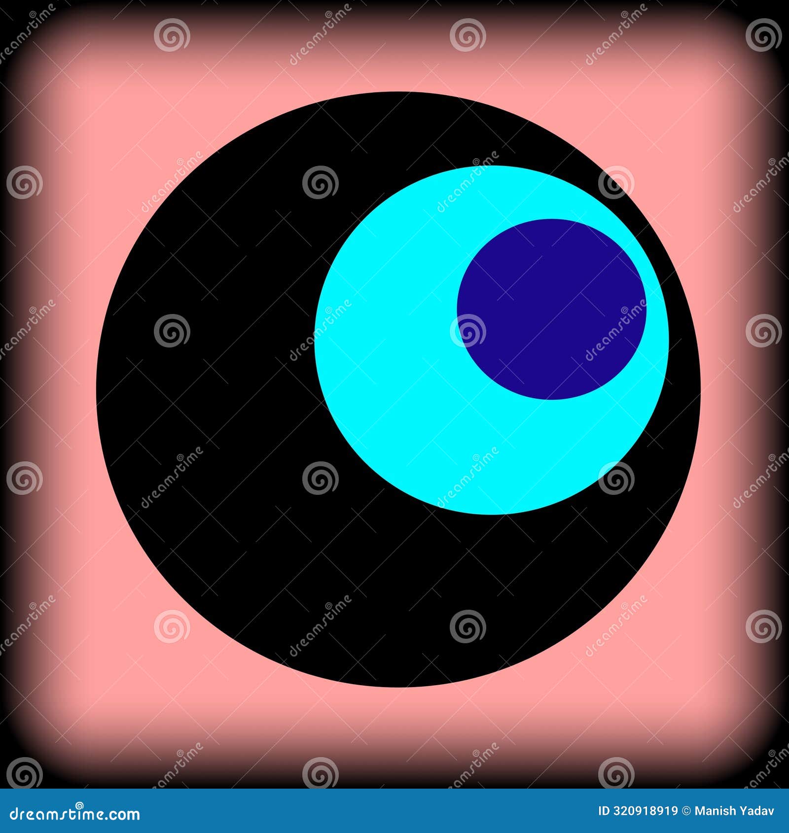 Creative Art of Circle Patterns Stock Illustration - Illustration of ...