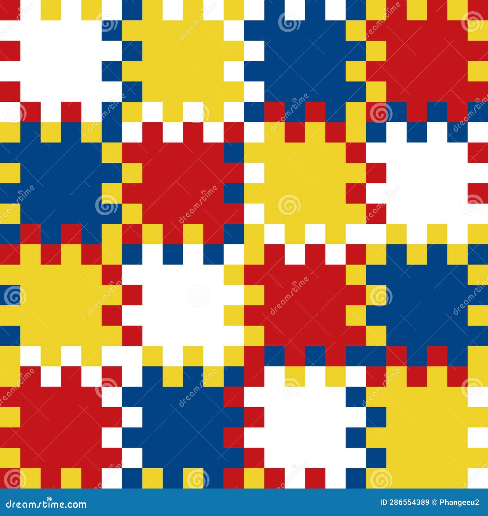 Abstract Square Pixel Colour Pattern 21 Stock Vector - Illustration of ...