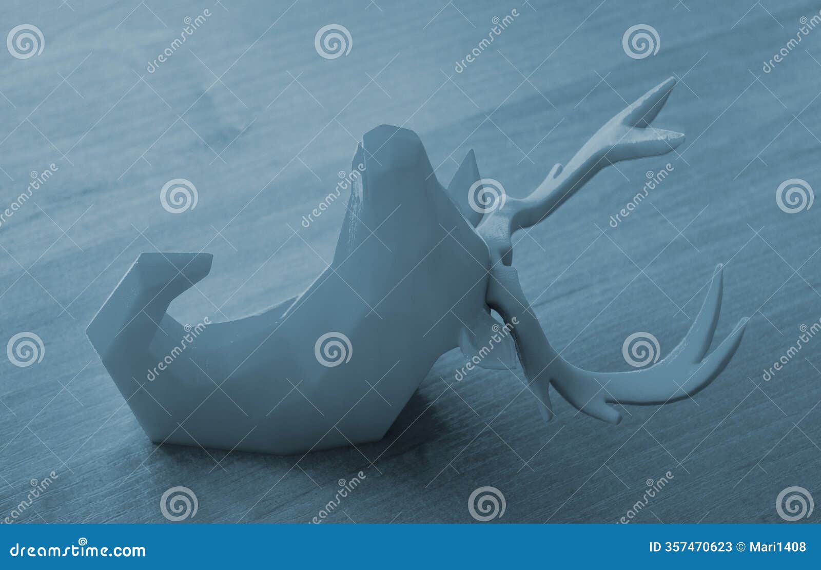 Creative Art Model Printed 3D Printer. Different Objects Created 3D ...