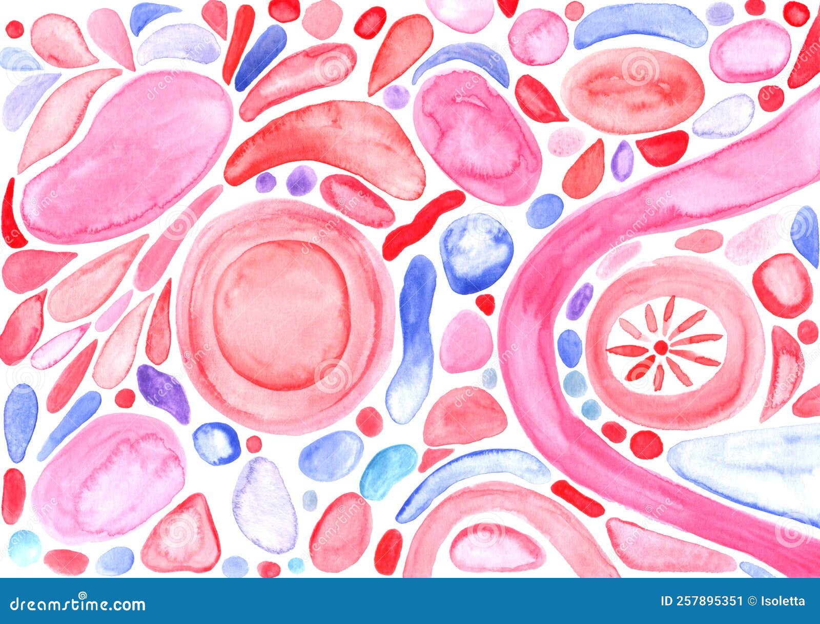 Creative Artistic Doodle Background. Hand Painted Illustration Stock ...