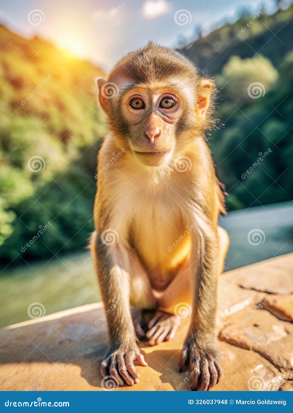 Creative and Artistic Illustration of a Chinese Monkey - 03 Stock ...