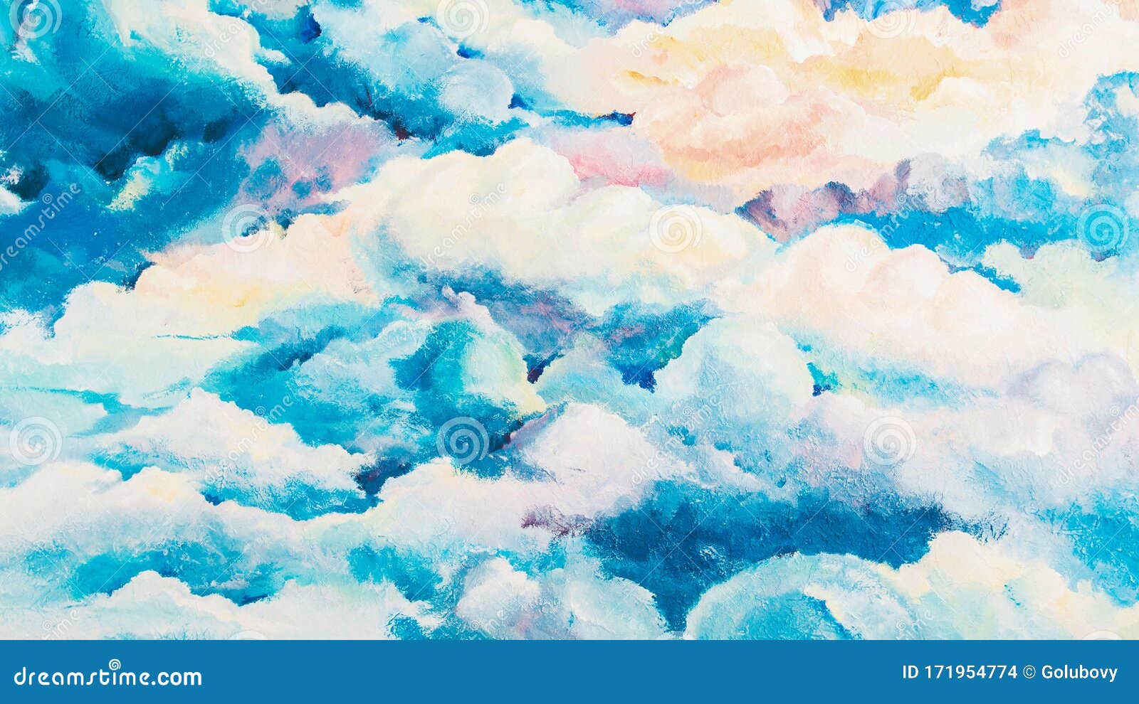 Creative Artwork Decorative Pattern Clouds Sky Stock Photo - Image of ...