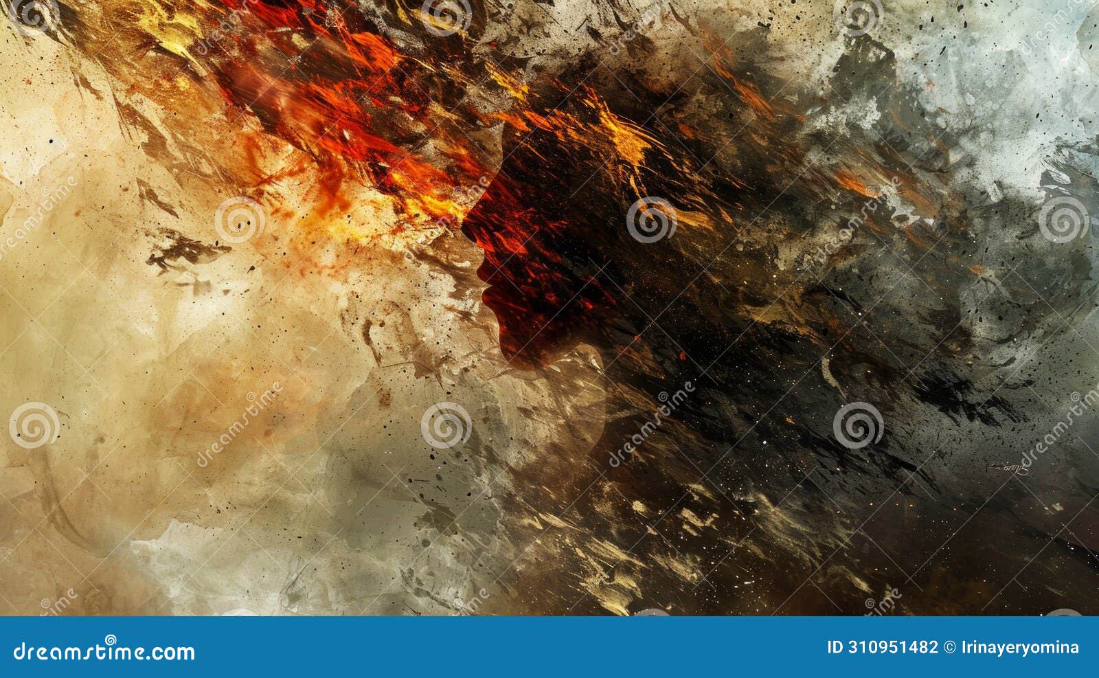 Creative Ash Wednesday Poster, Artistic Interpretation of Ash and Flame ...