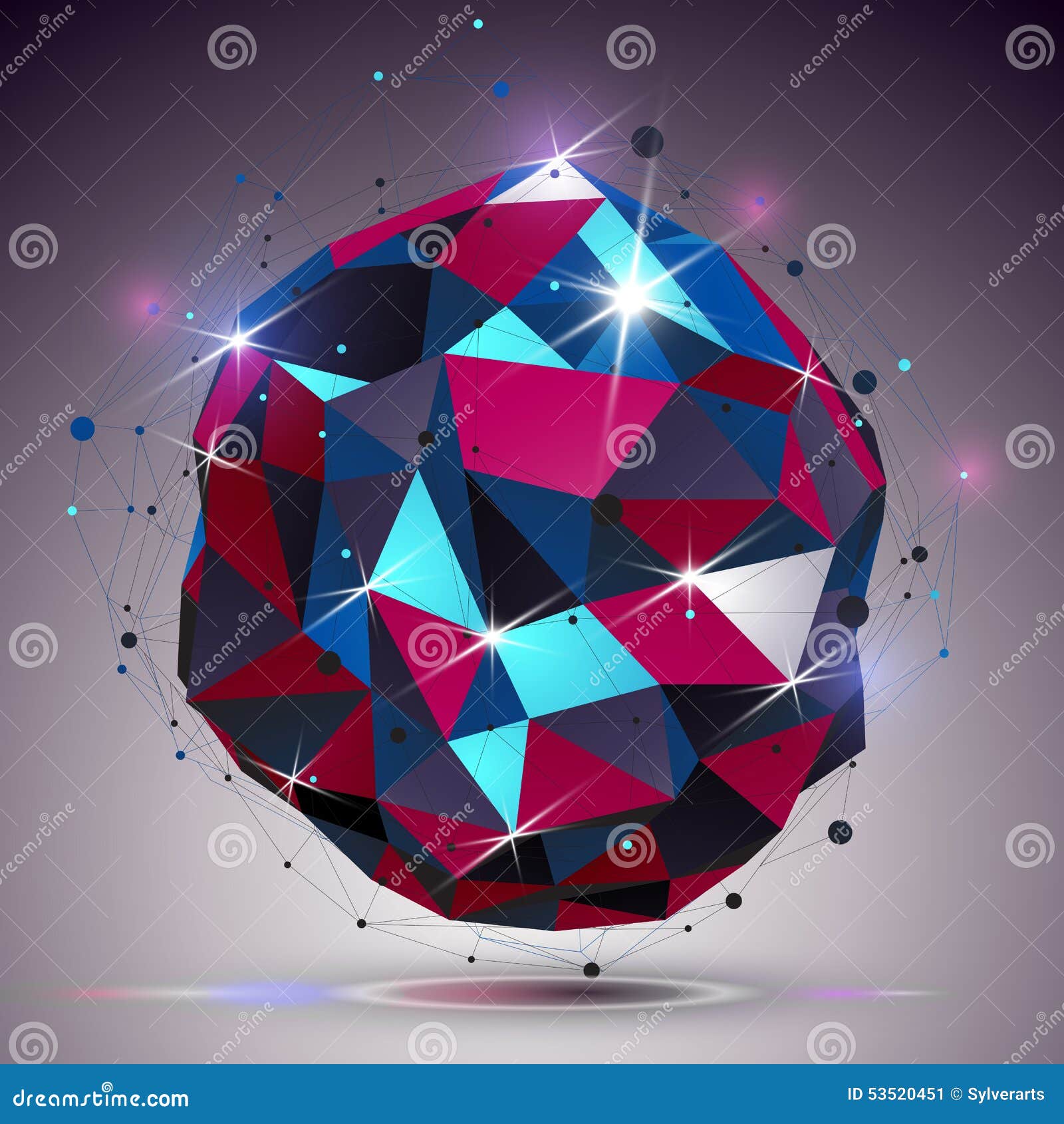 Complicated Engineering Drawing Of Car Engine Sect Vector Illustration ...