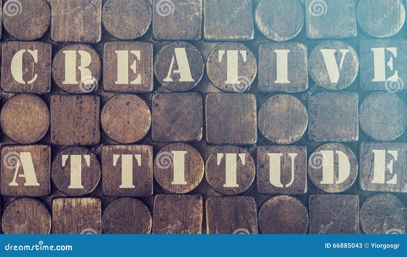 Creative Attitude message stock image. Image of happiness - 66885043