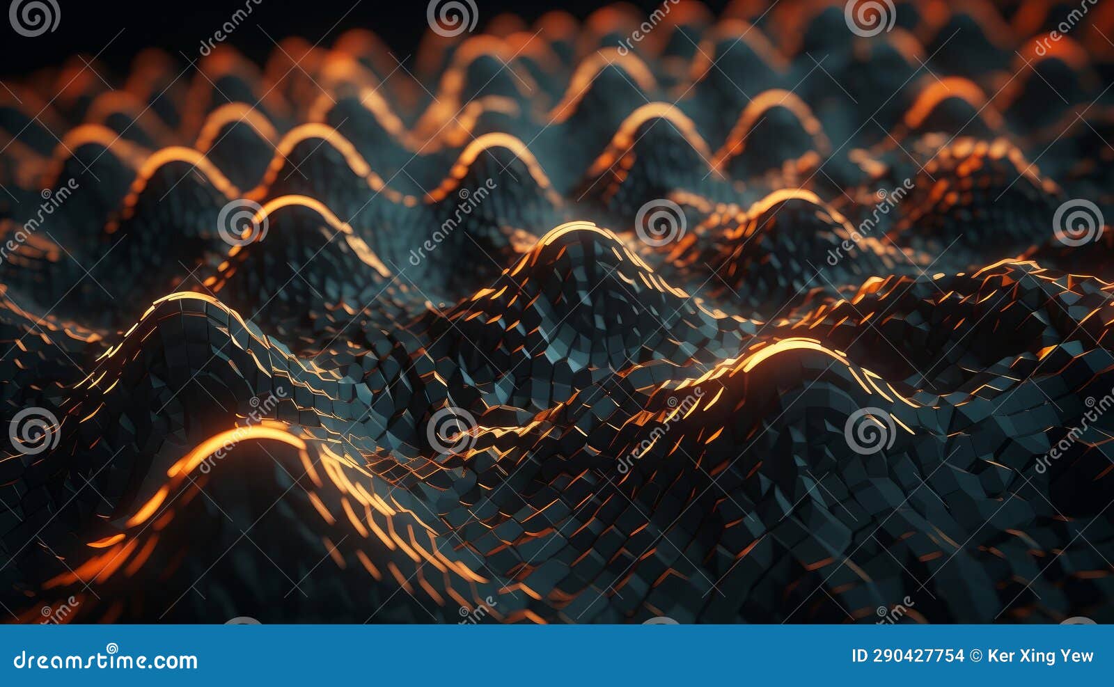 Creative Audio Frequencies Bouncing and Colliding Stock Illustration ...