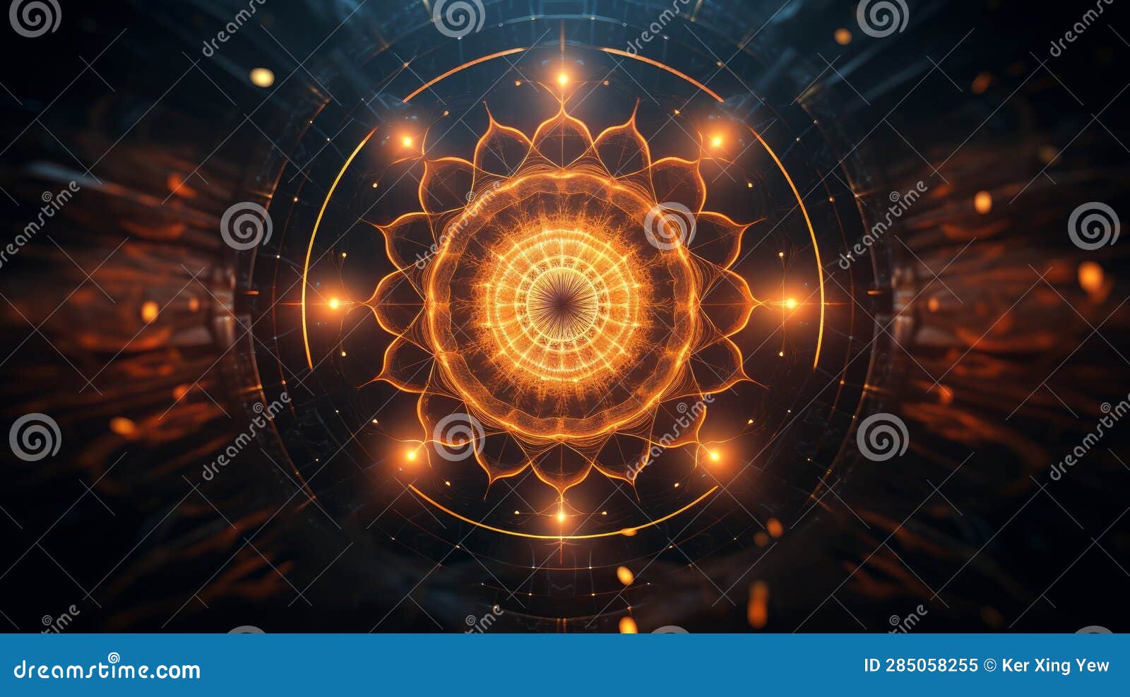 Creative Audio Frequencies Forming Intricate Patterns Stock ...