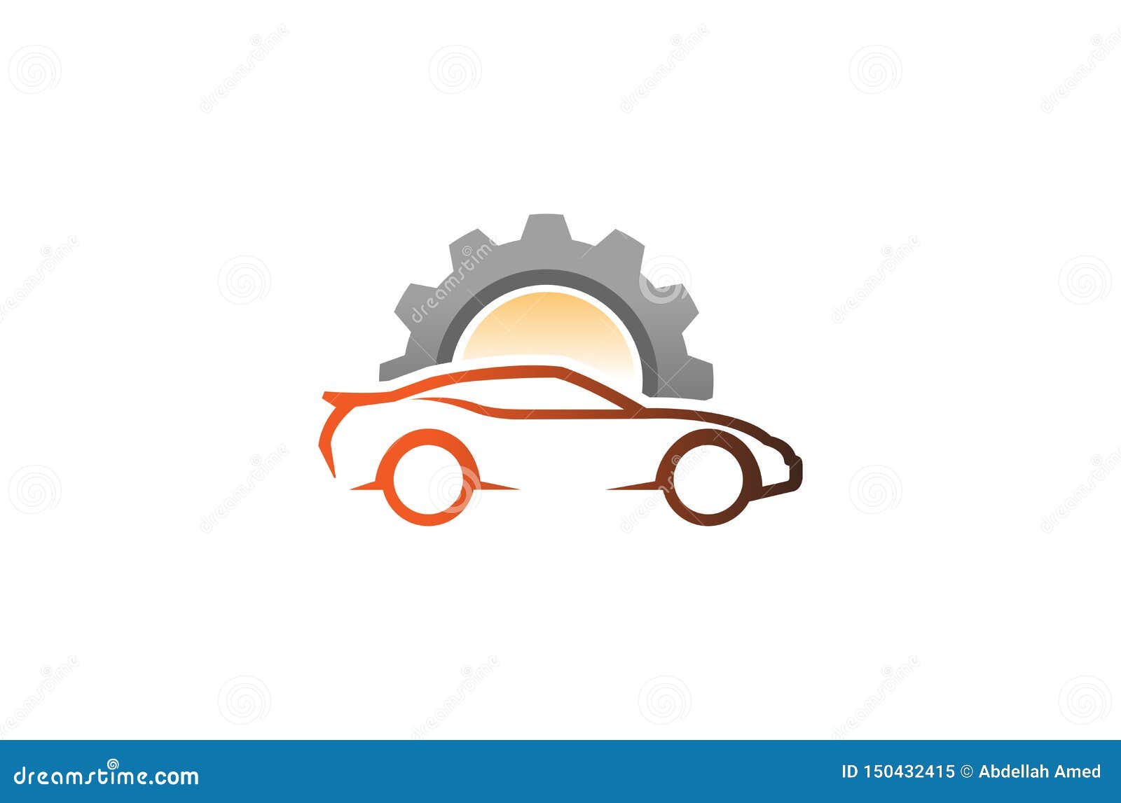 Creative Auto Repair Car Logo Design Illustration Stock Vector ...