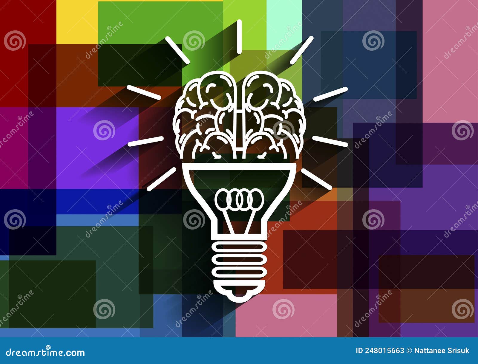 Creative Background, Colorful,think Creativity Modern Idea and Concept ...