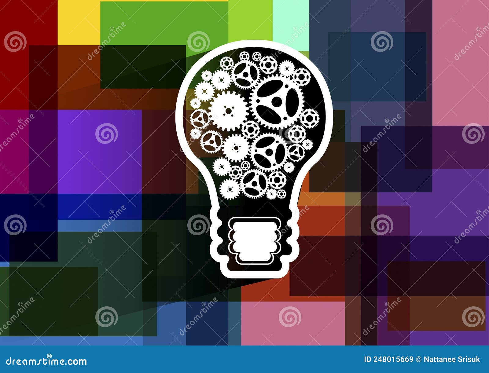 Creative Background, Colorful,think Creativity Modern Idea and Concept ...