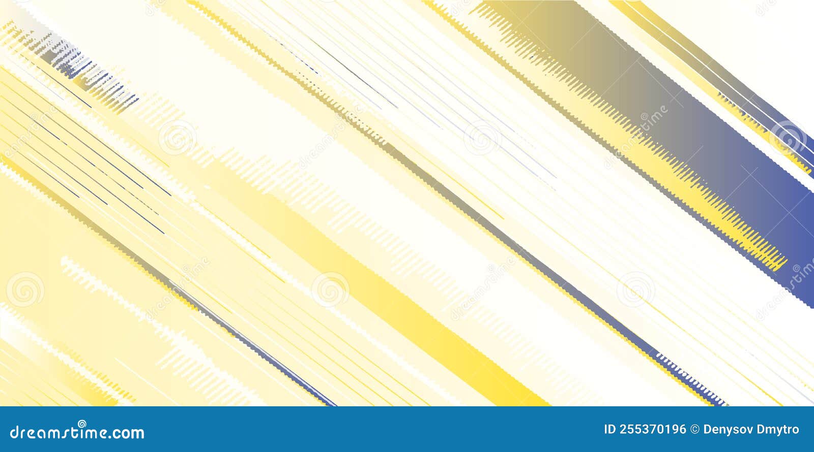Creative Background with Diagonal Yellow-blue Stripes. Vector Graphics ...