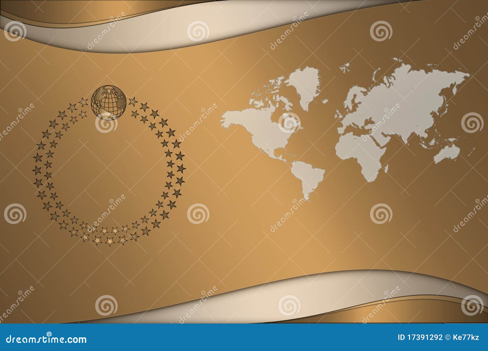 Creative Background with a Map. Stock Illustration - Illustration of ...