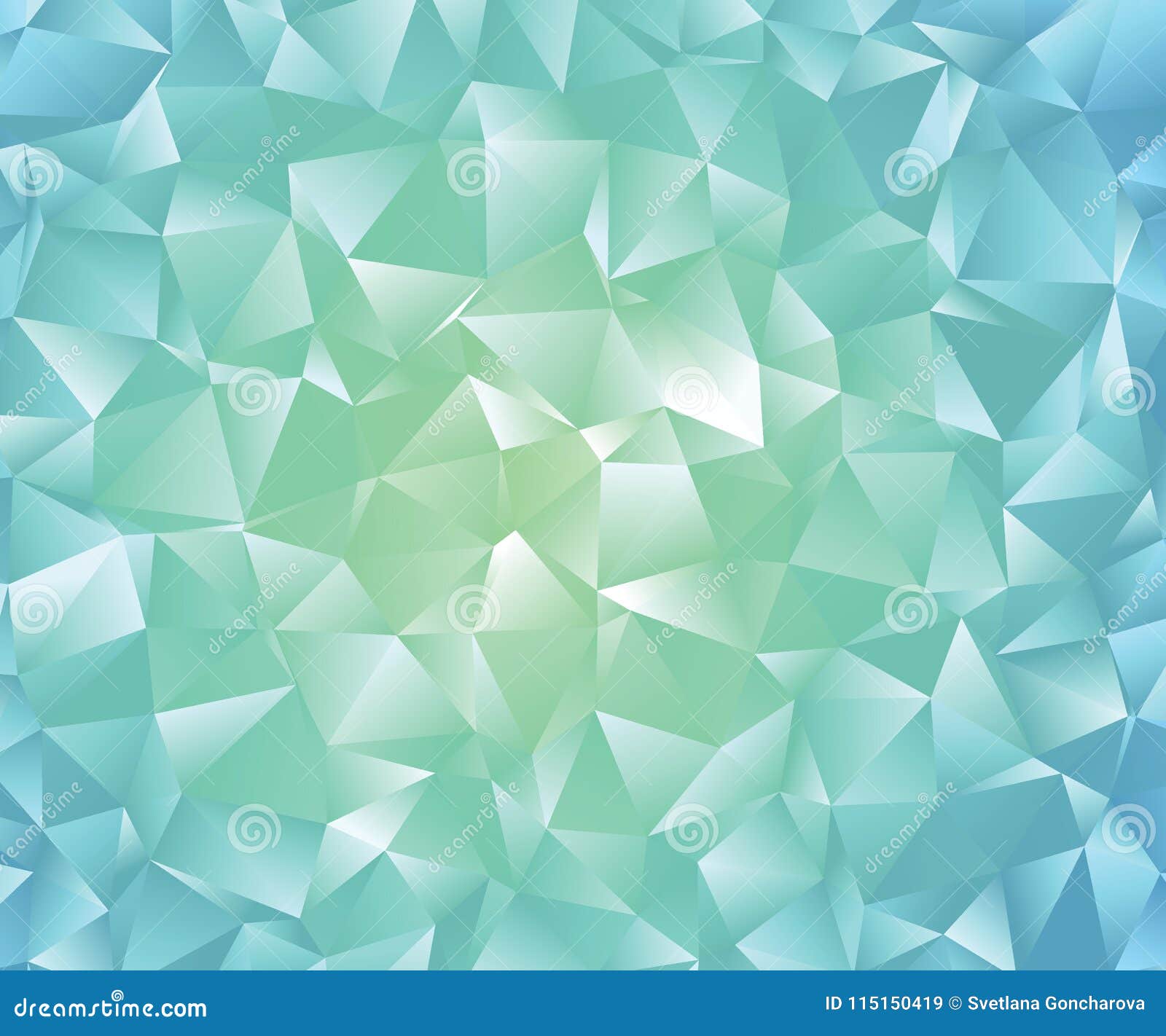 Creative Abstract Polygon Illustration. Vector Clip Art. Stock Vector ...