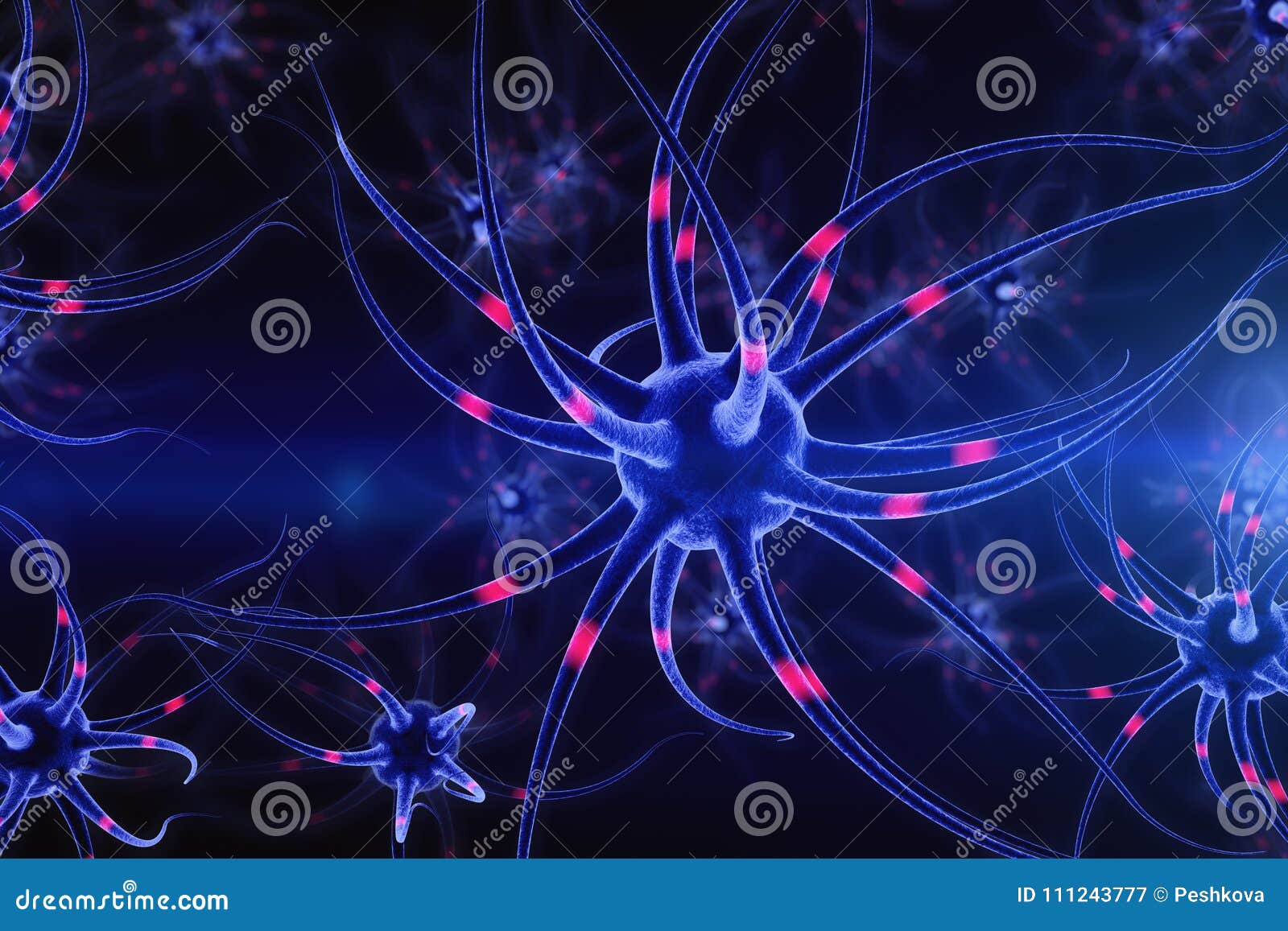 Bacteria Background. Virus Microorganisms Silhouette. Medicine ...