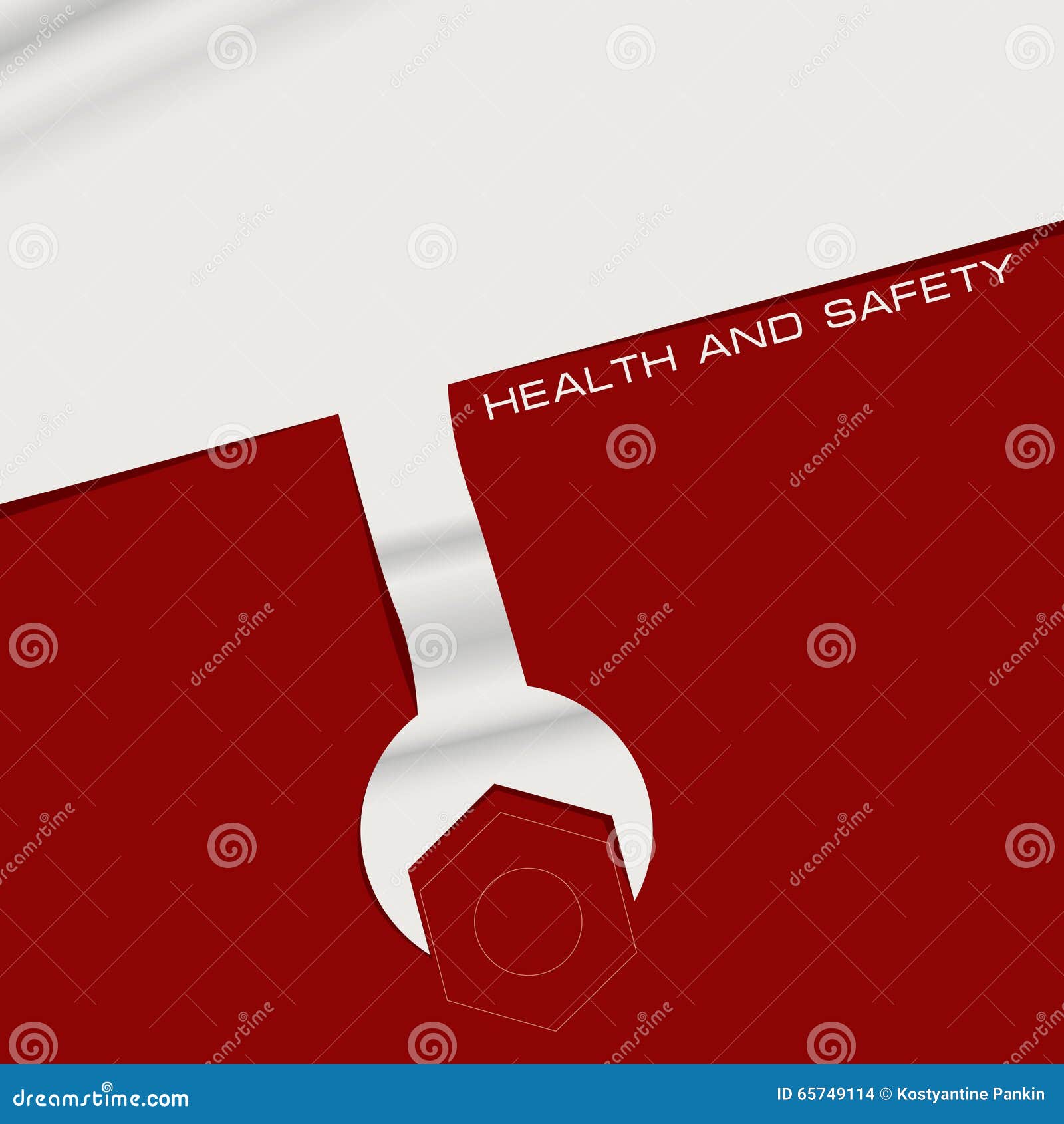Creative Banner Health and Safety Stock Vector - Illustration of ...