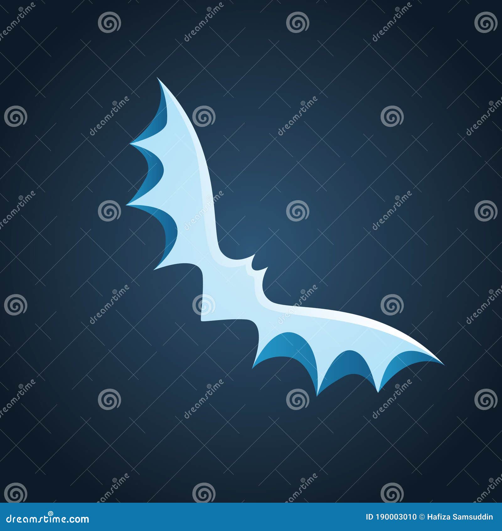 Creative Bat Icon. Vector Illustration Decorative Design Stock Vector ...