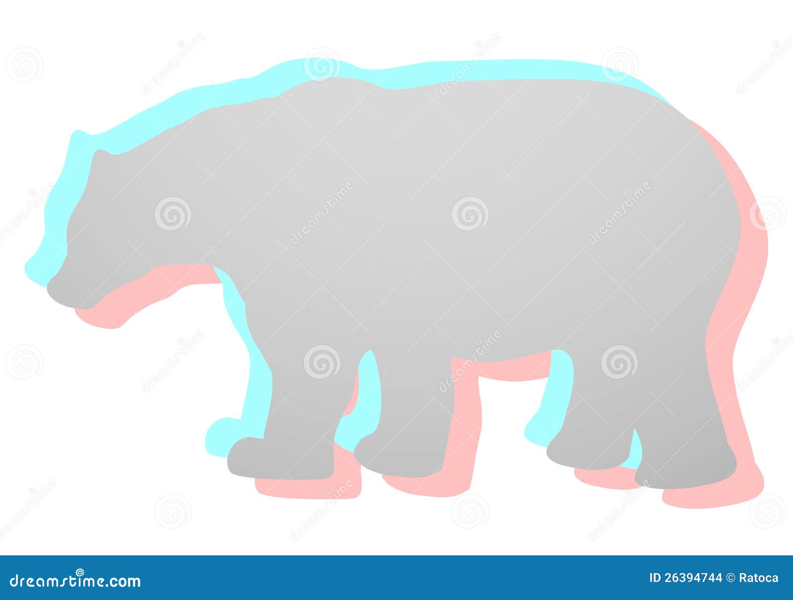 Creative bear stock vector. Illustration of vision, design - 26394744