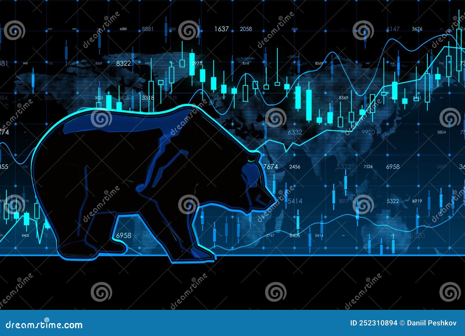 Creative Crash Recession Chart With Arrow Royalty-Free Stock Image ...