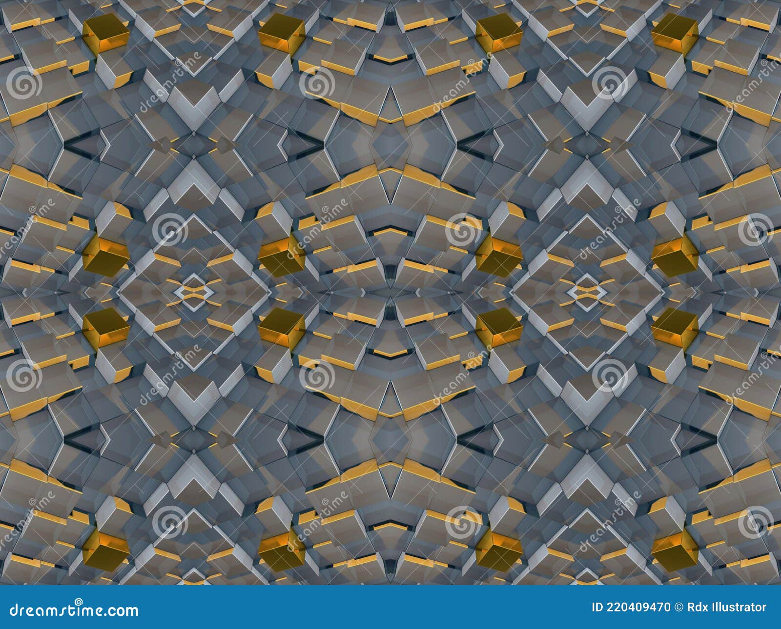 A Creative Beautiful 3d Design Abstract Background Stock Illustration ...