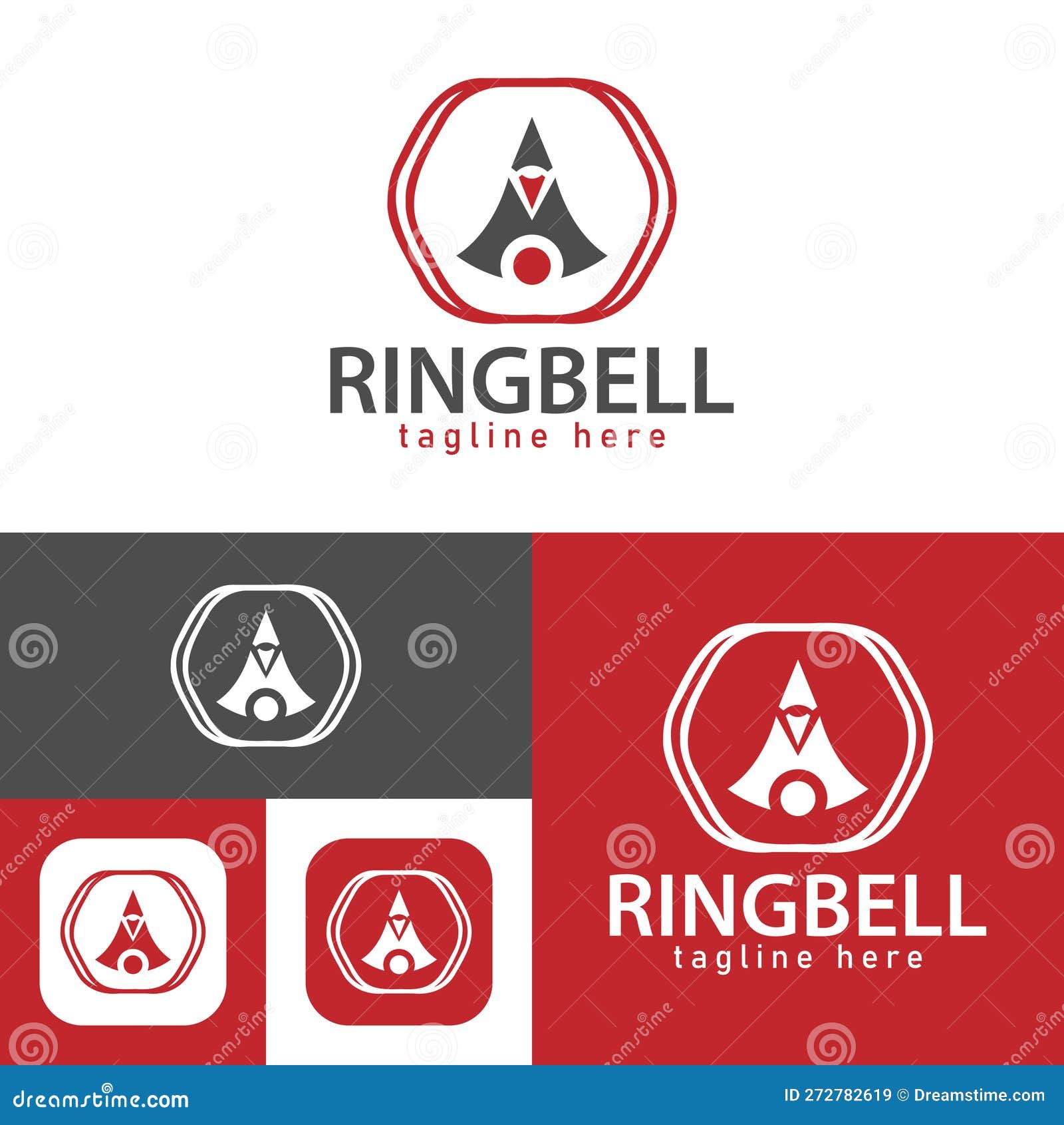 Creative Bell Ringing Logo. Bell Ring Icon.Notification Symbol. Alarm ...