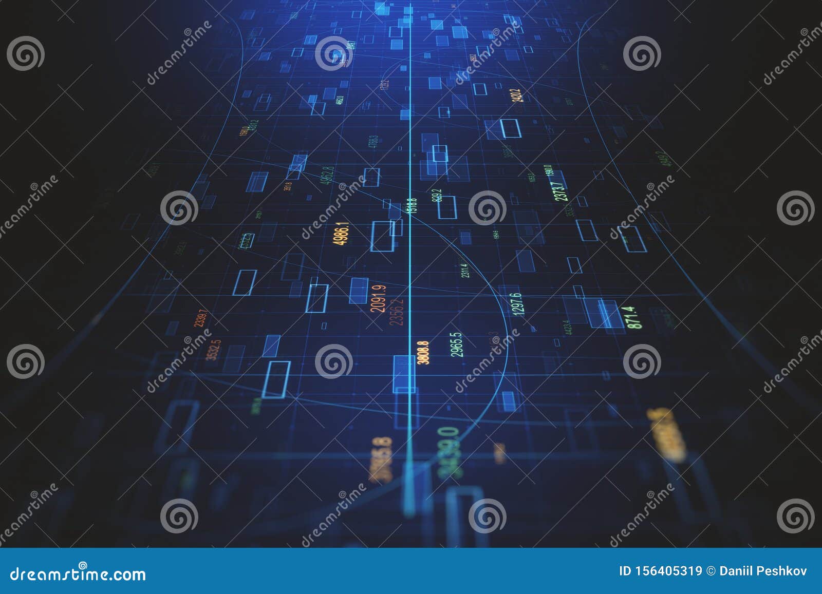 Creative big data texture stock illustration. Illustration of binary ...