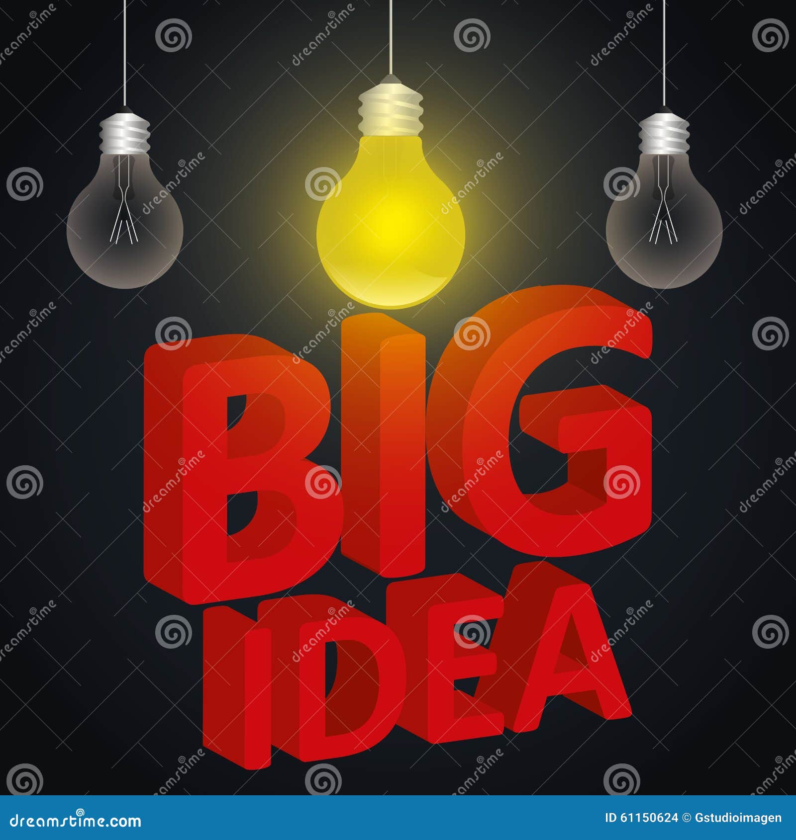Creative big idea graphic stock illustration. Illustration of creative ...