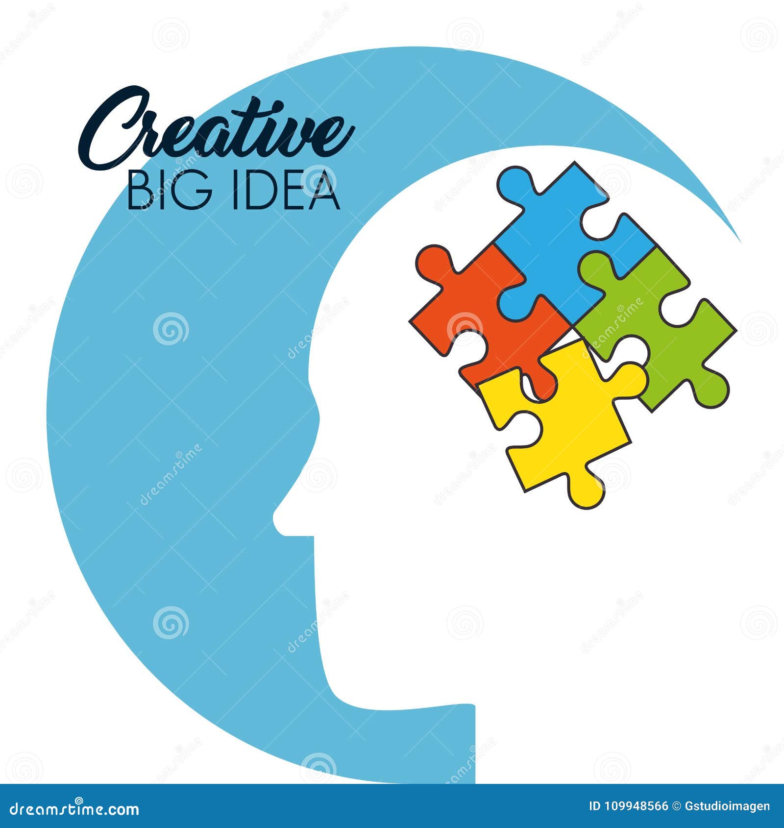 Creative Big Idea Set Icons Stock Vector - Illustration of abstract ...