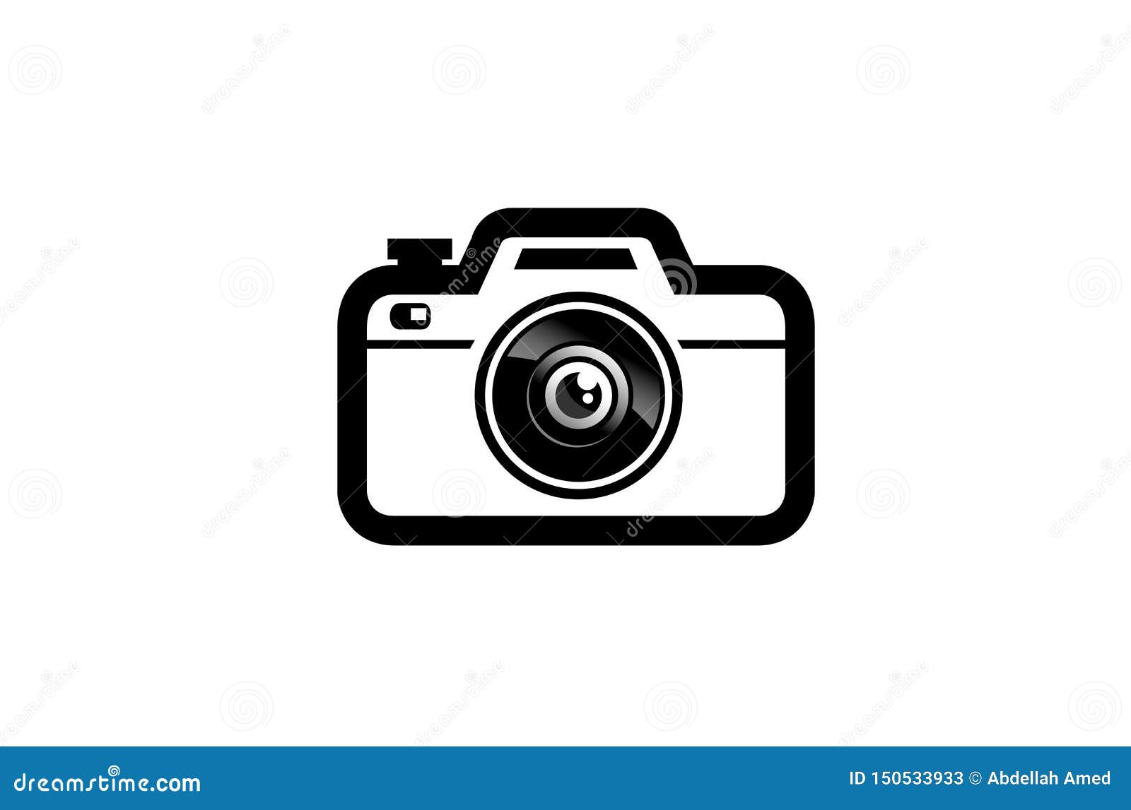 Creative Black Abstract Camera Logo Design Symbol Vector Illustration ...
