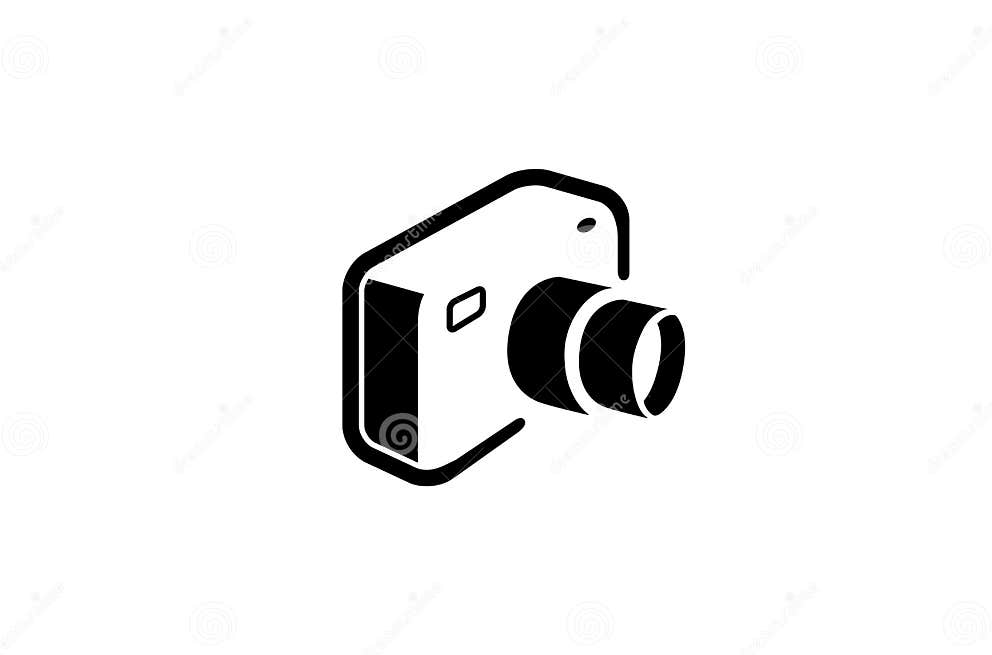 Creative Black Camera Logo Design Symbol Vector Illustration Stock ...