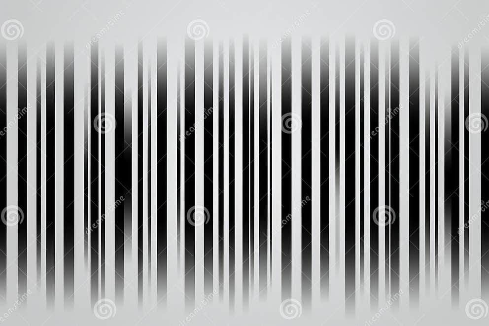 Creative Black and White Barcode Design. Generative AI Stock ...