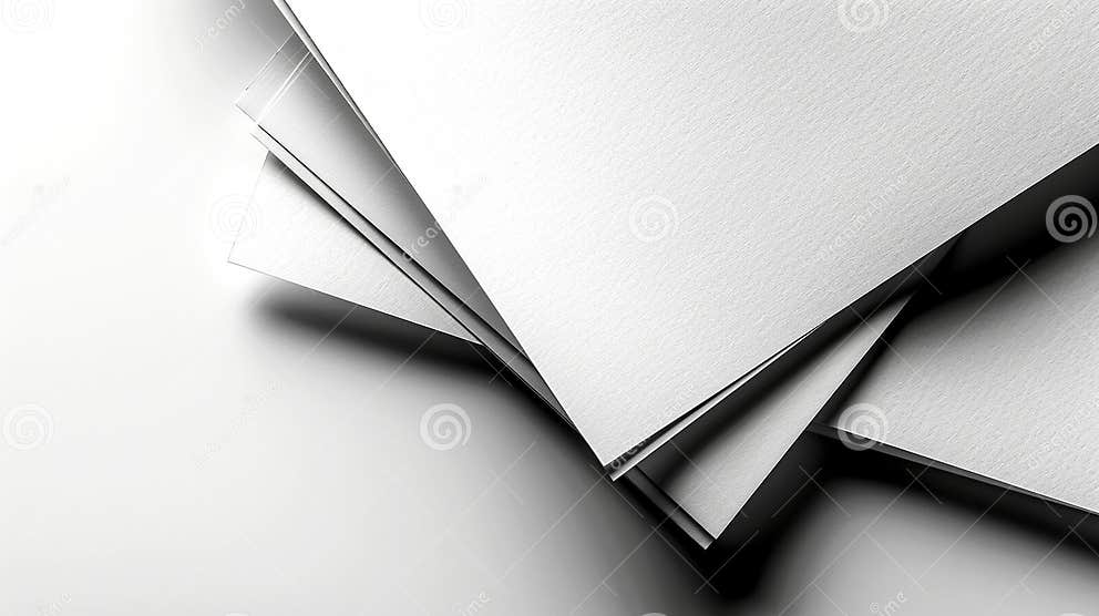 Creative Blank Sheets Ready for Artistic Expression and Design ...