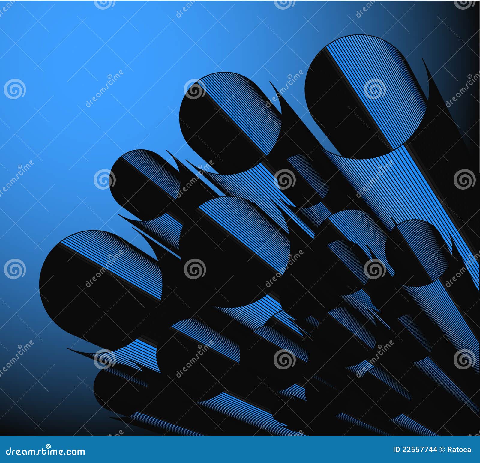 Creative blue background stock vector. Illustration of vector - 22557744