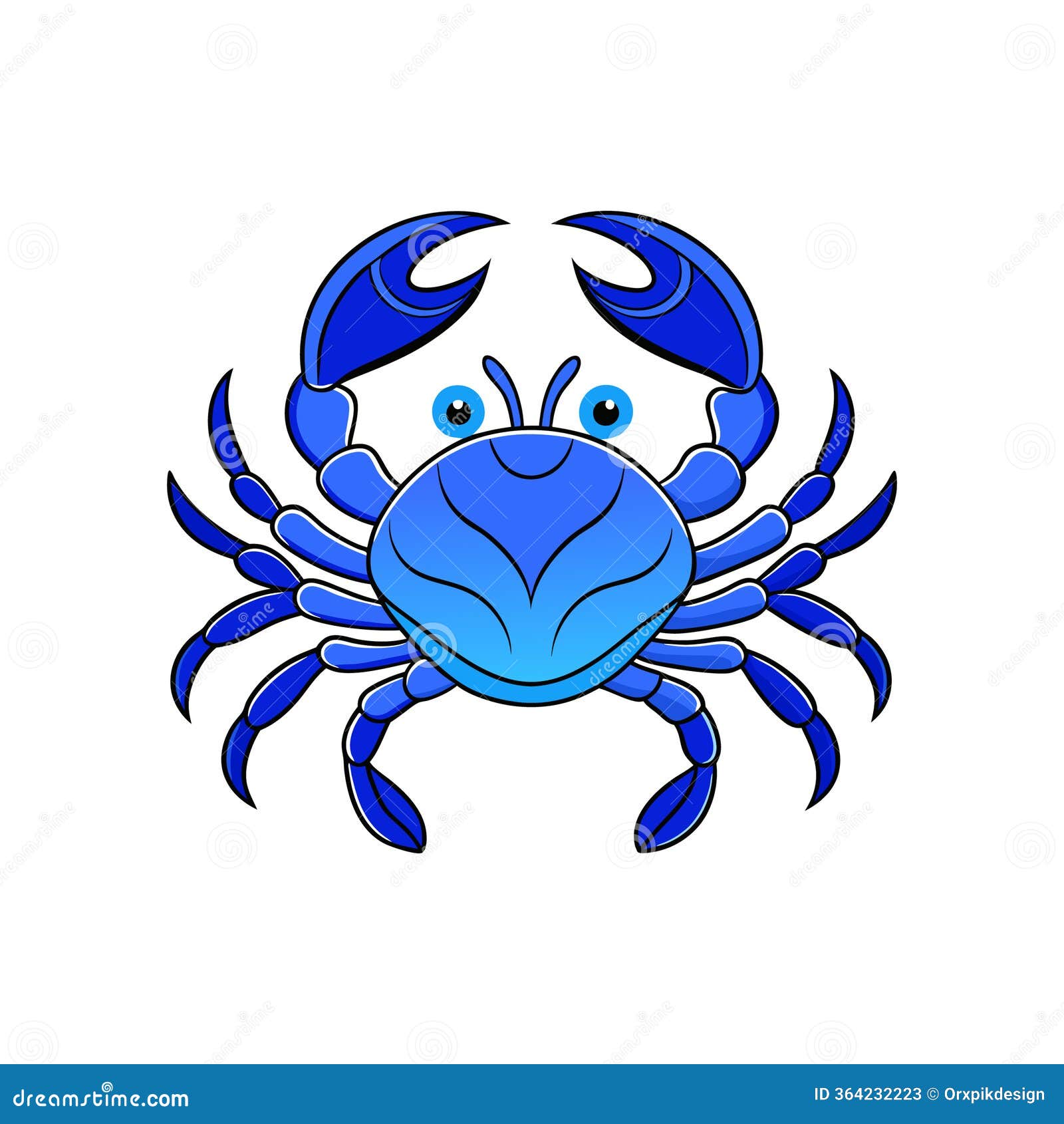 Creative Crab Claws Seafood Silhouette Logo Design. Modern Simple ...