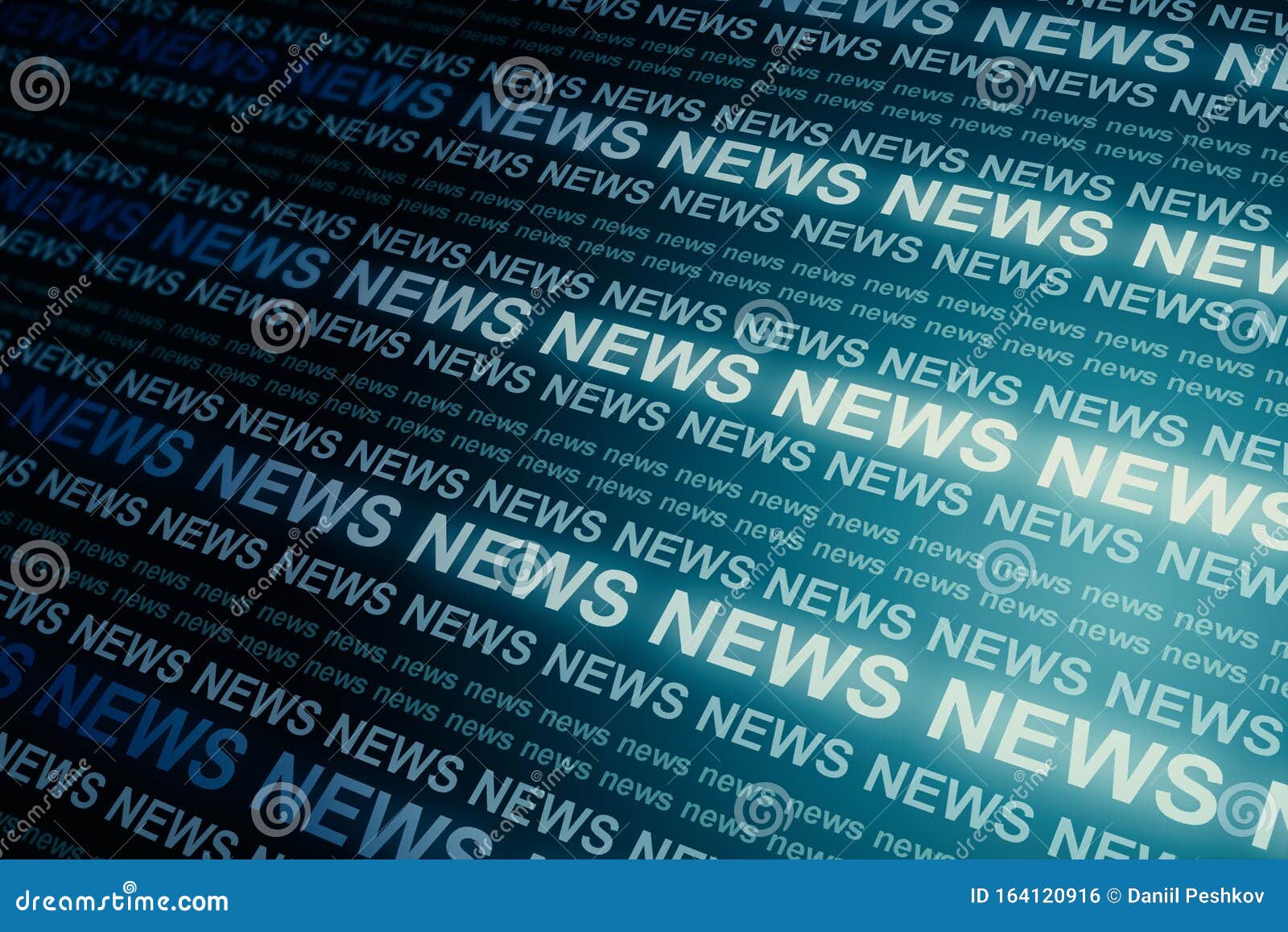 Creative Blue News Backdrop Stock Illustration - Illustration of line ...