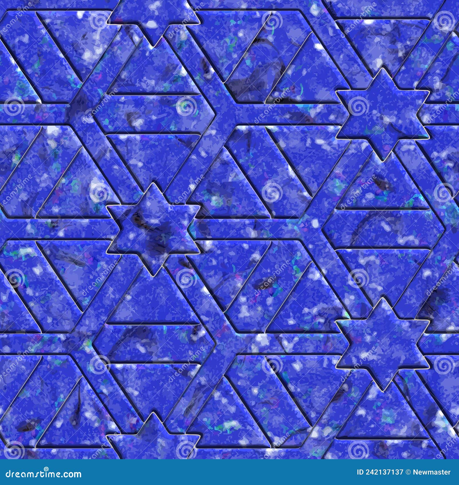 Creative Blue Seamless Texture Stock Vector - Illustration of element ...