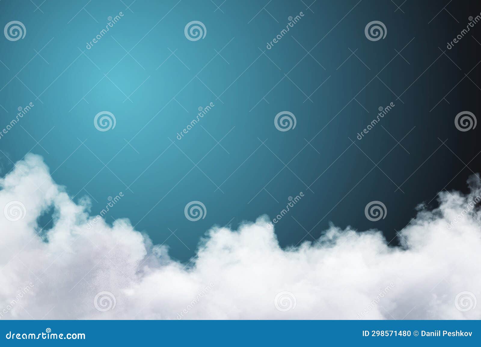 Creative Sky Background with Clouds. Landing Page Concept Stock ...