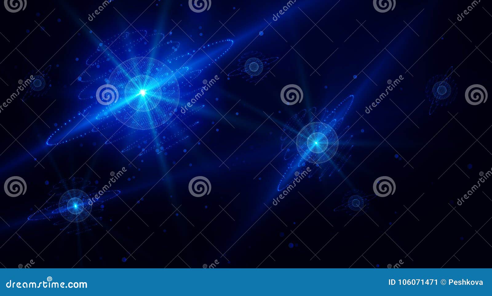 Creative Blue Sphere Texture Stock Illustration - Illustration of high ...