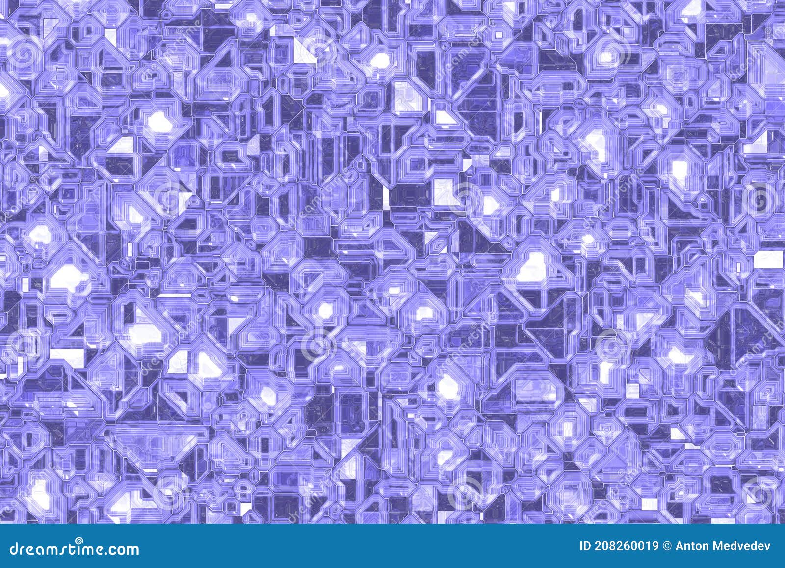 Creative Blue Techno Optic Pattern Digital Drawn Texture Background ...