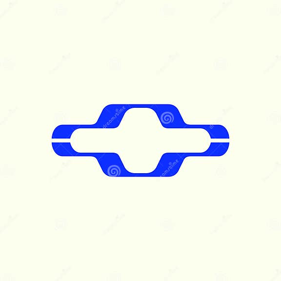 Creative Blue Technology Solution Logo Design Stock Illustration ...