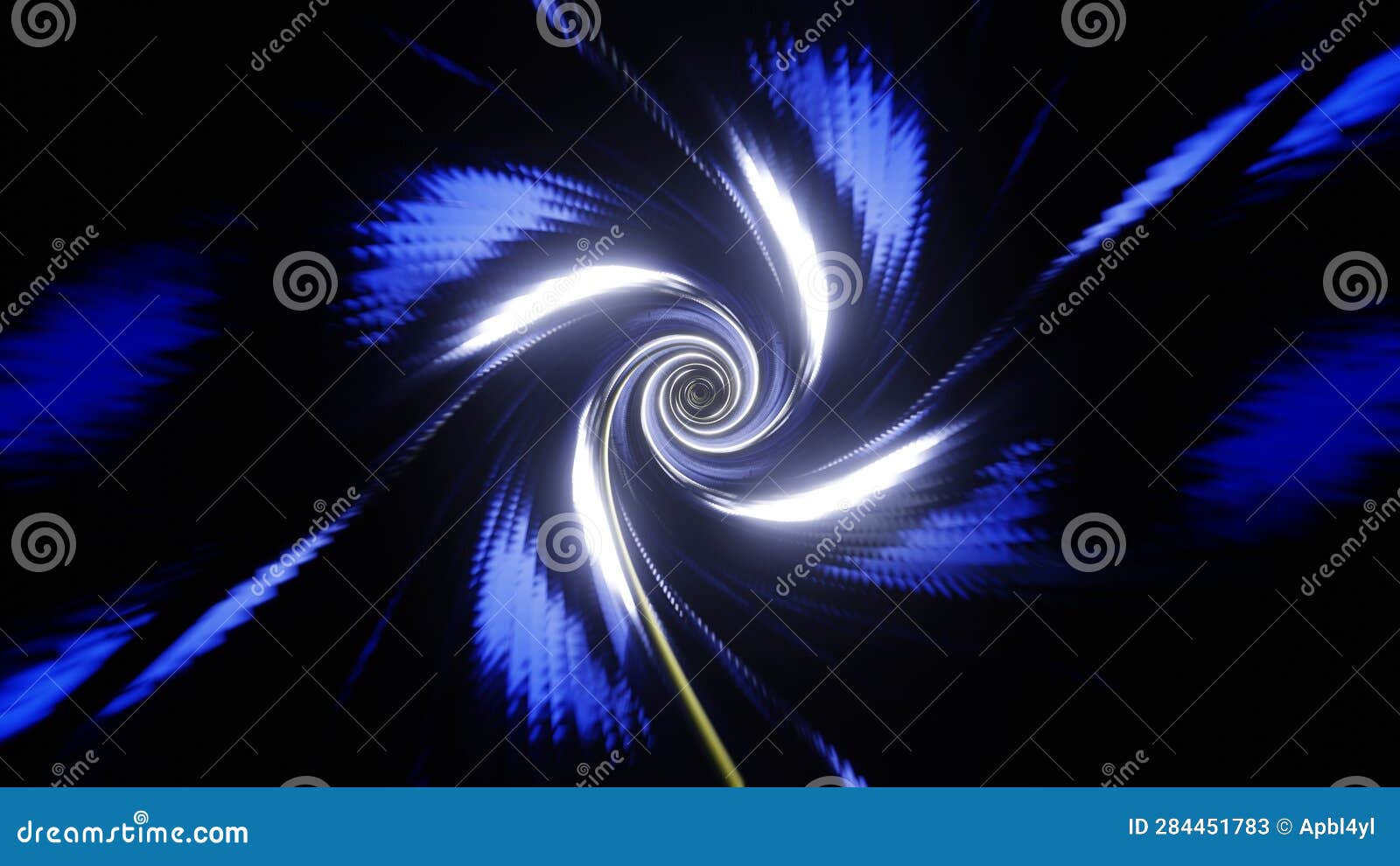 Creative Blue and White Vortex Background Stock Illustration ...