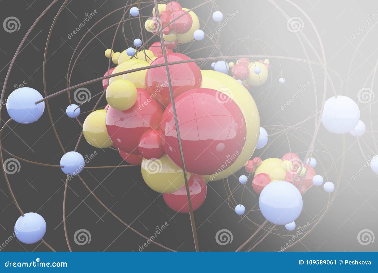 Blurry atom backdrop stock illustration. Illustration of beautiful ...