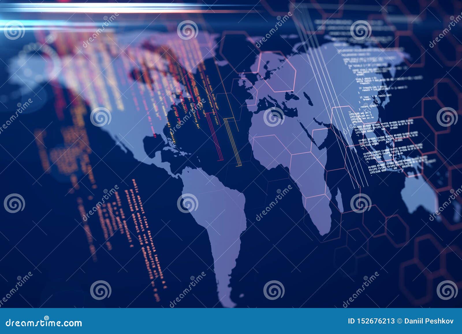 AI and programming concept stock illustration. Illustration of backdrop ...