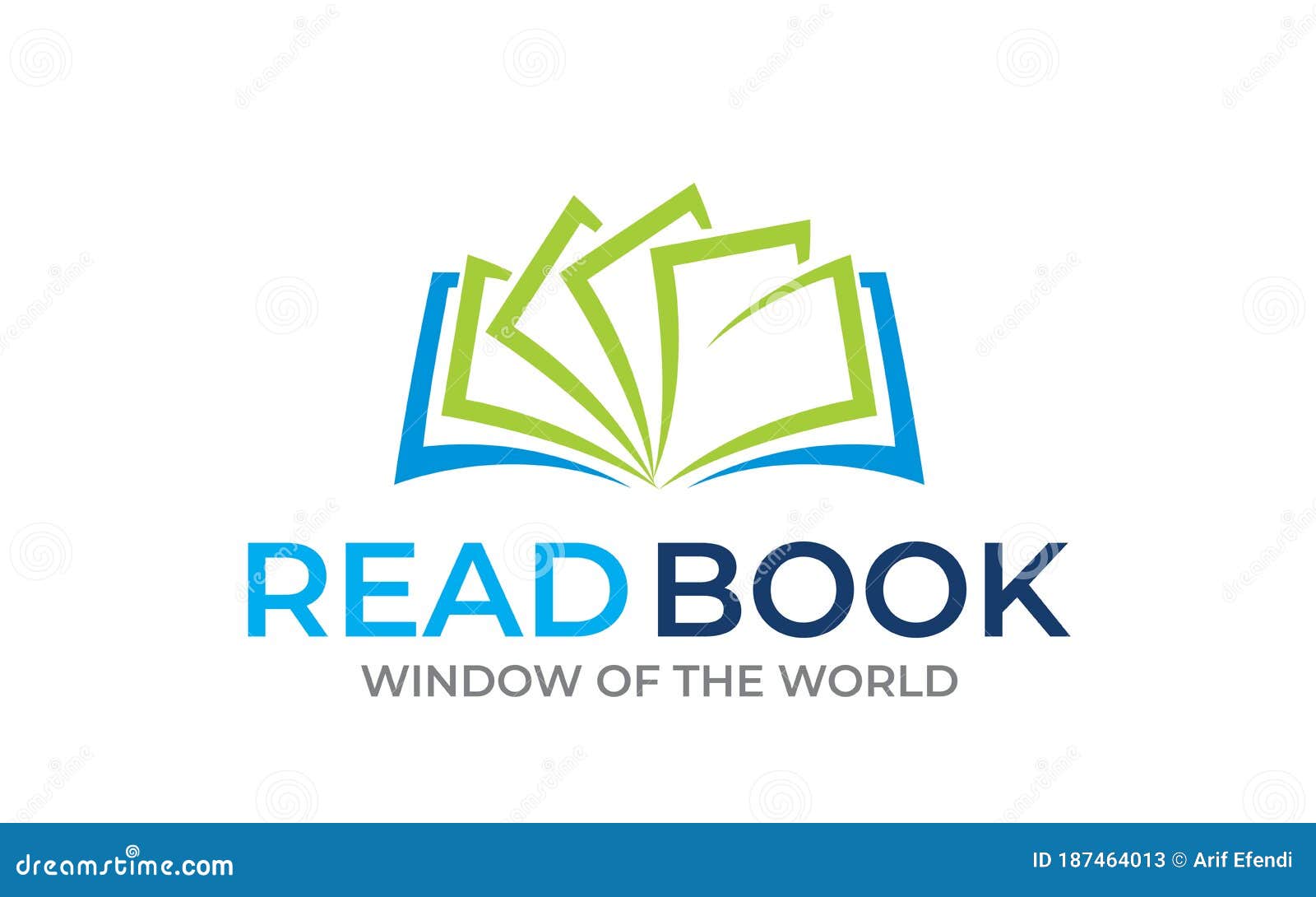 Creative Book Icon Logo Design Template Stock Vector - Illustration of ...