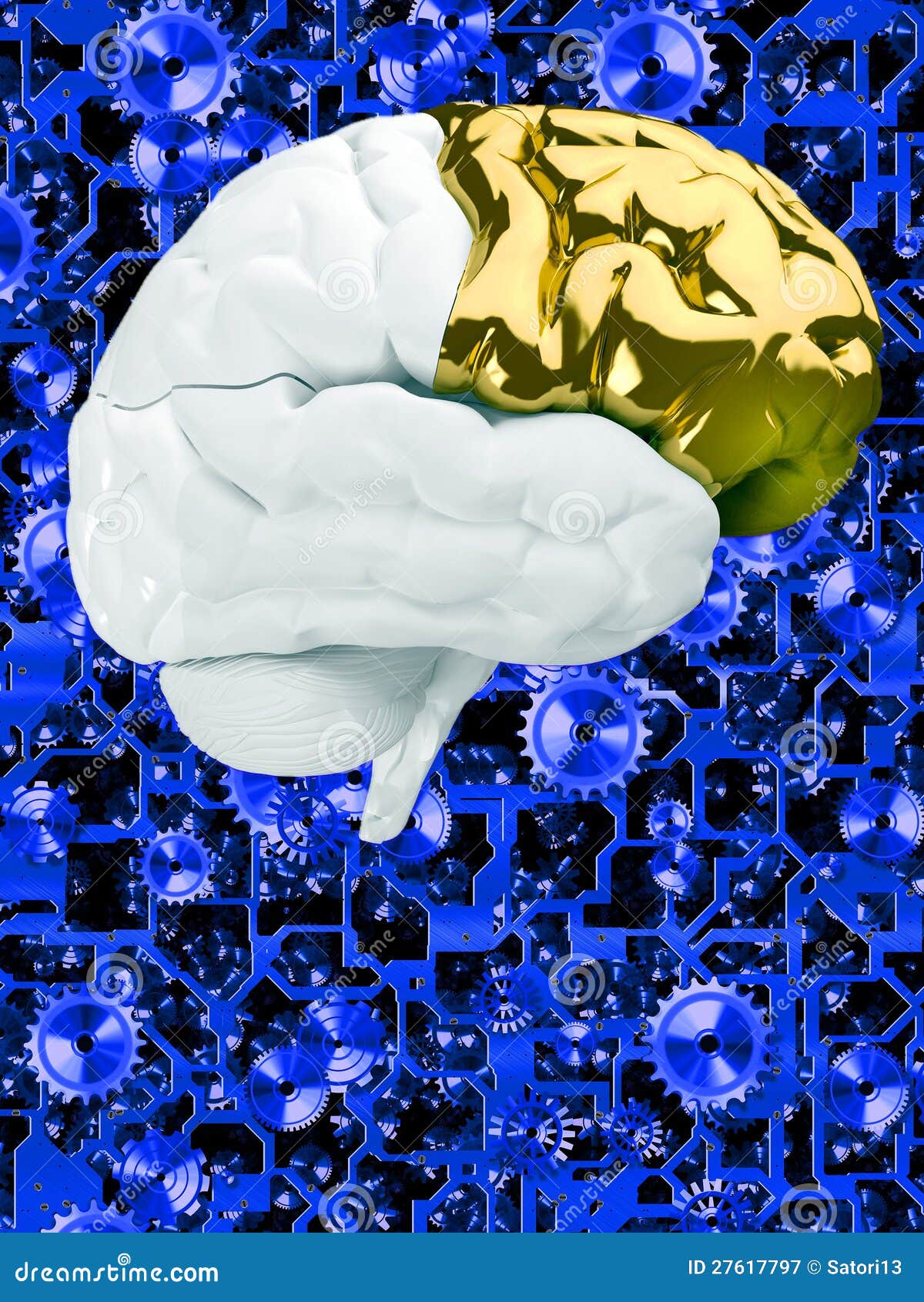 Creative brain stock illustration. Illustration of learning - 27617797