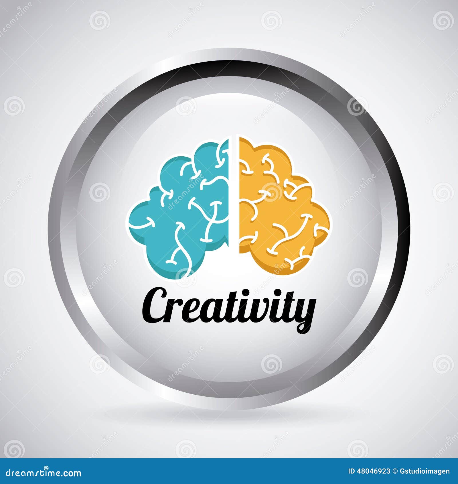 Creative brain design stock illustration. Illustration of innovation ...