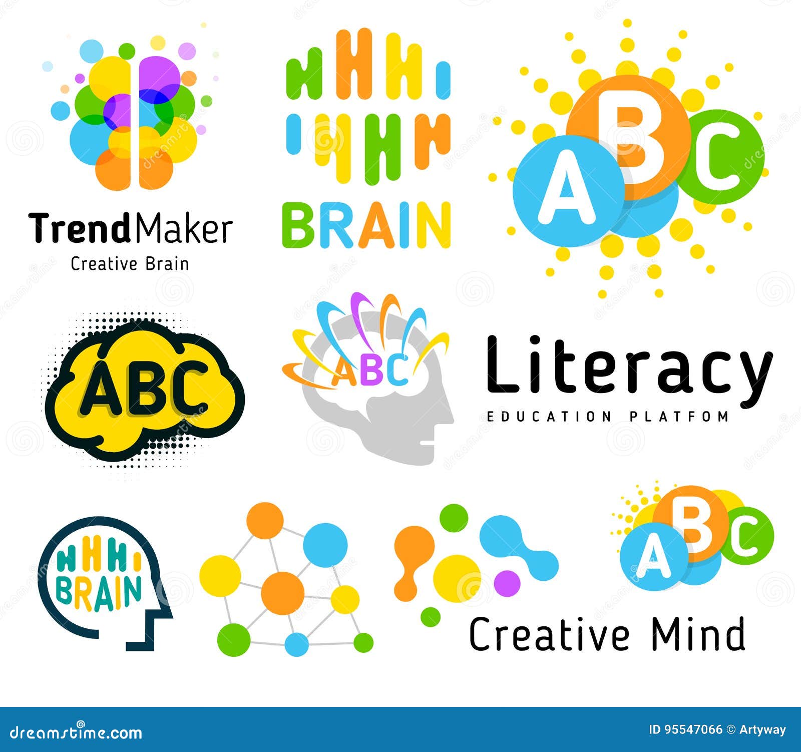 Creative Brain. Genius School. Human Development. Skill Up. Linear ...
