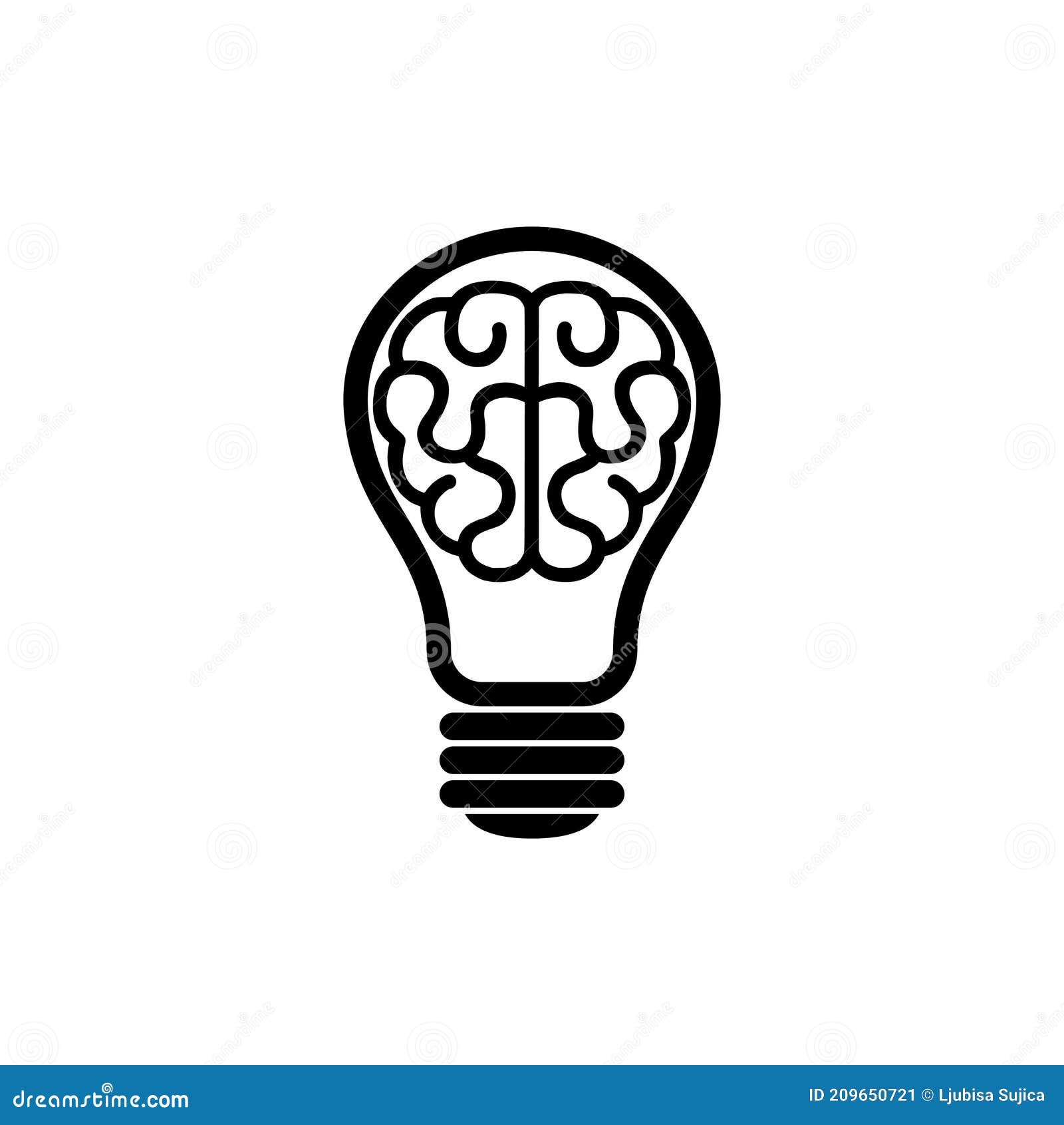 Brain Bulb Logo